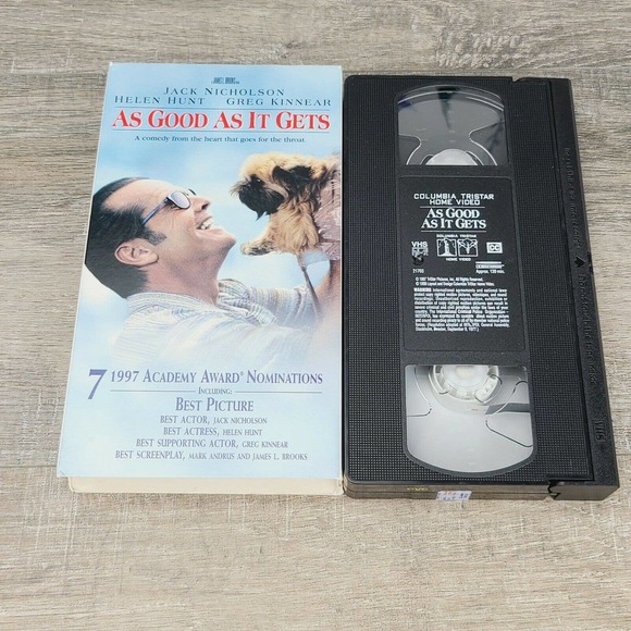 Unlisted | Media | As Good As It Gets Vhs 998 Jack Nicholson Helen Hunt | Poshmark